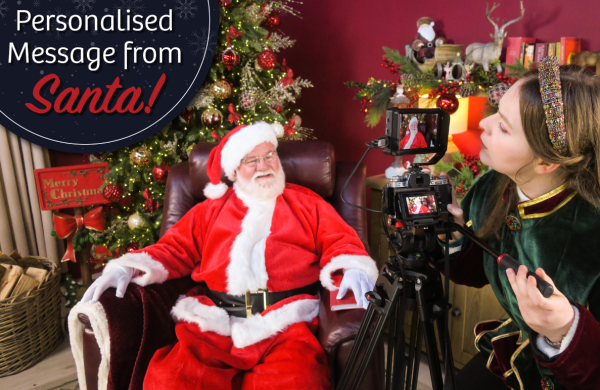 Santa Claus delivering video messages to children this year. | MagicMum.com