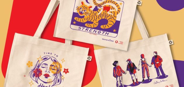 Three unique tote bags on sale in aid of Women’s Aid | MagicMum.com