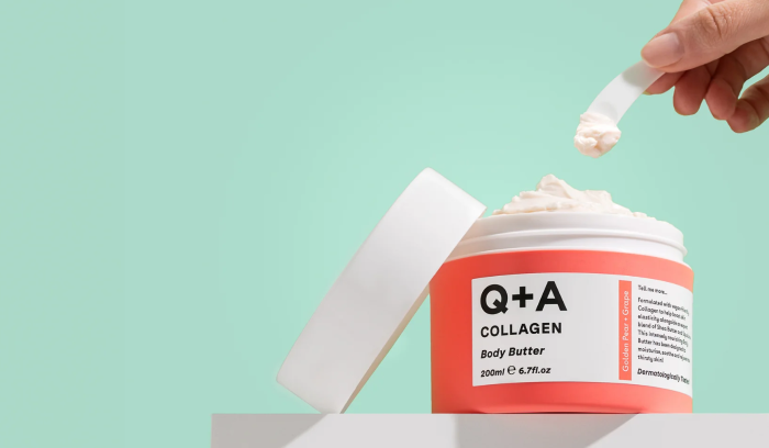 Introducing the NEW Q+A Collagen Body Butter with golden pear + grape ...